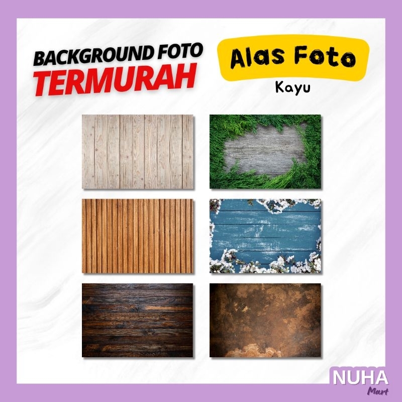 Jual Alas Background Foto Motif Kayu A3+ 3D Realistik Backdrop props ...