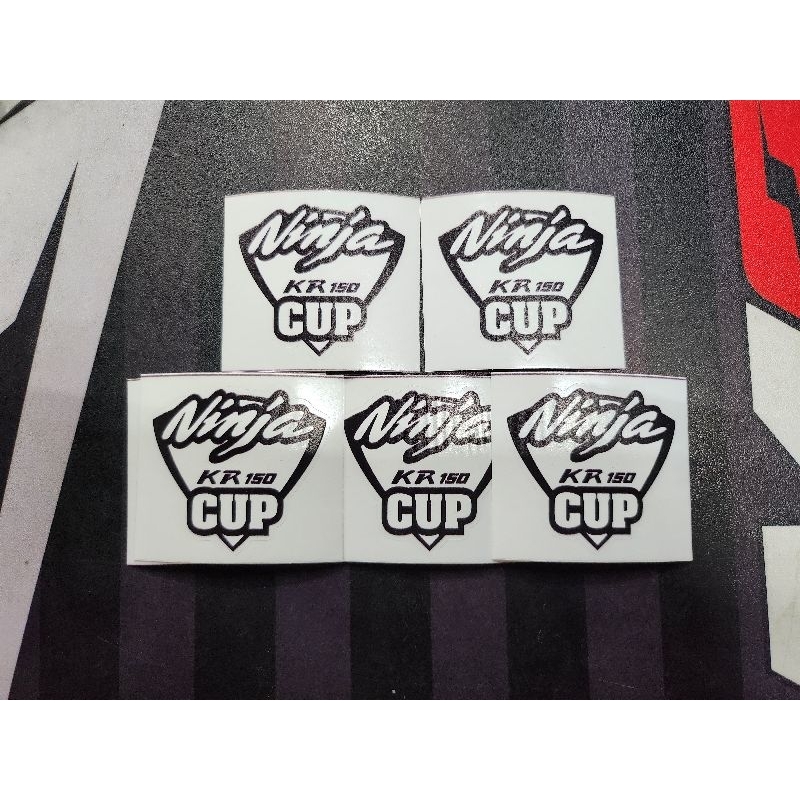 Jual Sticker Kawasaki Ninja KR 150 Cup (type 1 warna hitam) | Shopee ...