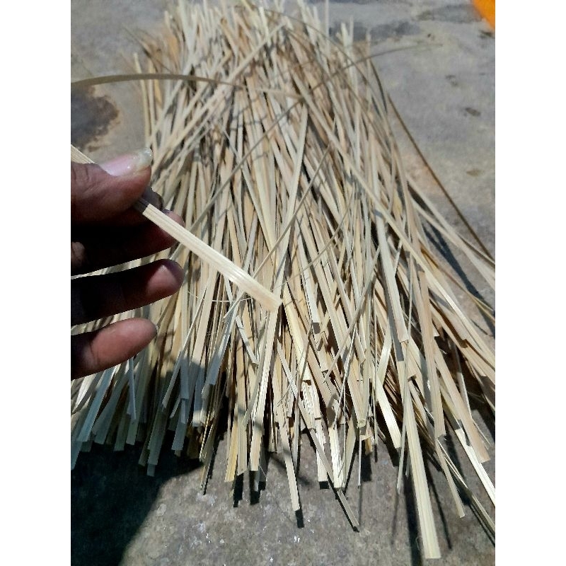 Jual bahan kerajinan bambu,iratan bambu,bahan anyaman,lebar 5mm,untuk ...