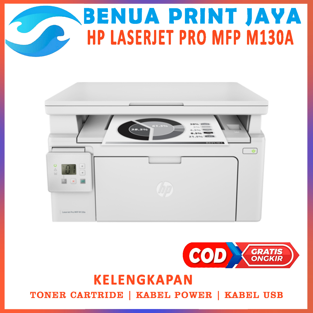 Jual Printer Hp LaserJet M130a (Print, Scan, Copy) Foto Copy Portable ...