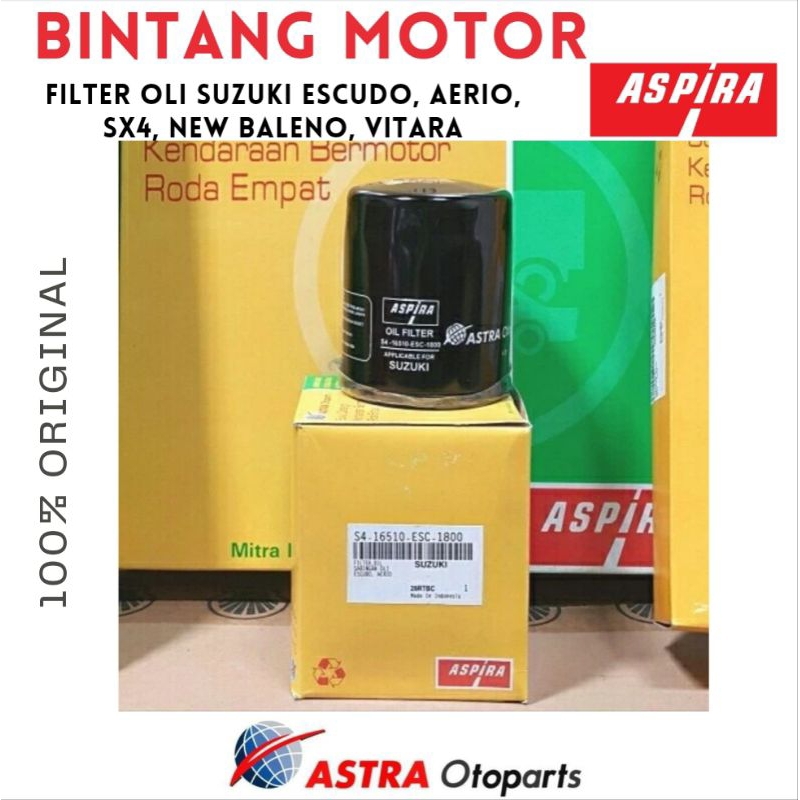 Jual Filter Oli Suzuki Escudo SX4 Baleno Next G Aerio Vitara Aspira ...