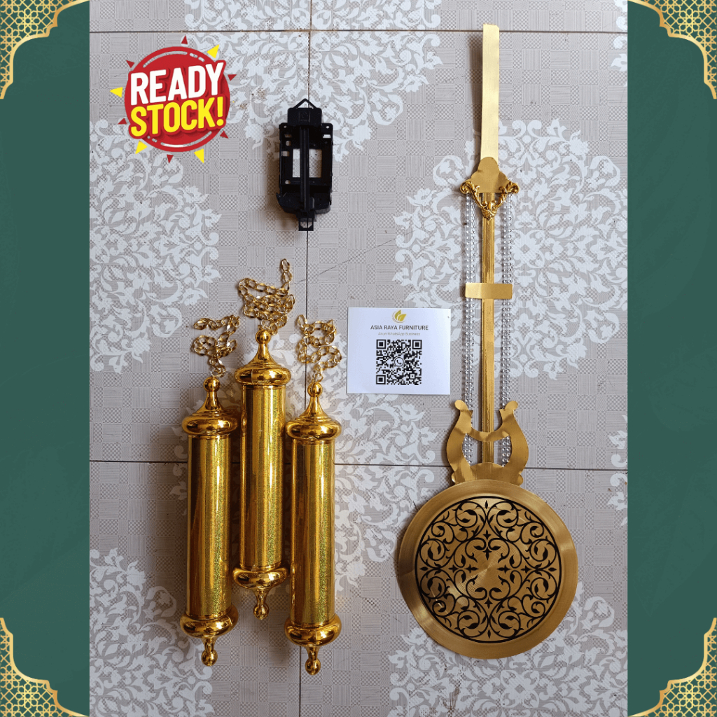 Jual Set Tabung Bandul Emas Polos + Pendulum | Shopee Indonesia
