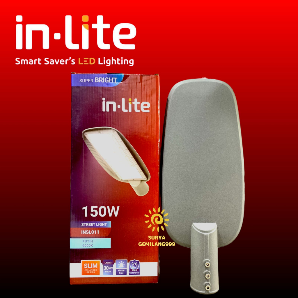 Jual INLITE - LAMPU JALAN PJU LED 150W 150 WATT INLITE INSL011 STREET ...