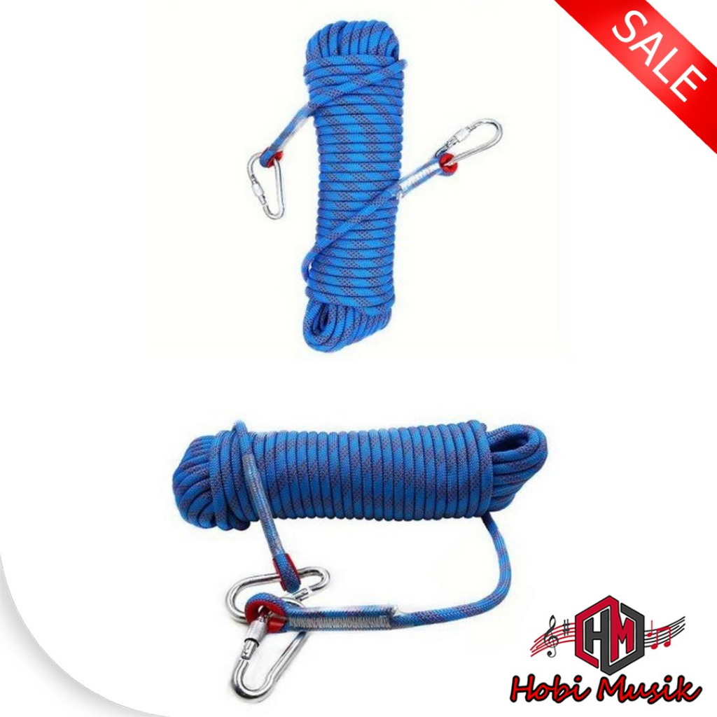 Jual Tali Paracord Tebal 10mm With Carabiner | Shopee Indonesia