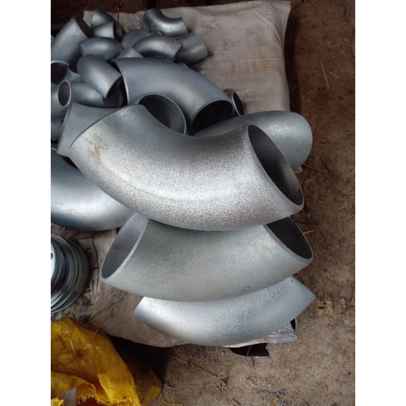 Jual elbow galvanis seamles sch40 10" 90° besi | Shopee Indonesia