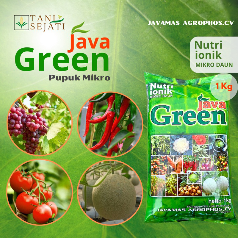 Jual Java Green Kemasan 1 Kg Pupuk Daun Pupuk Mikro Nutri Ionik ...