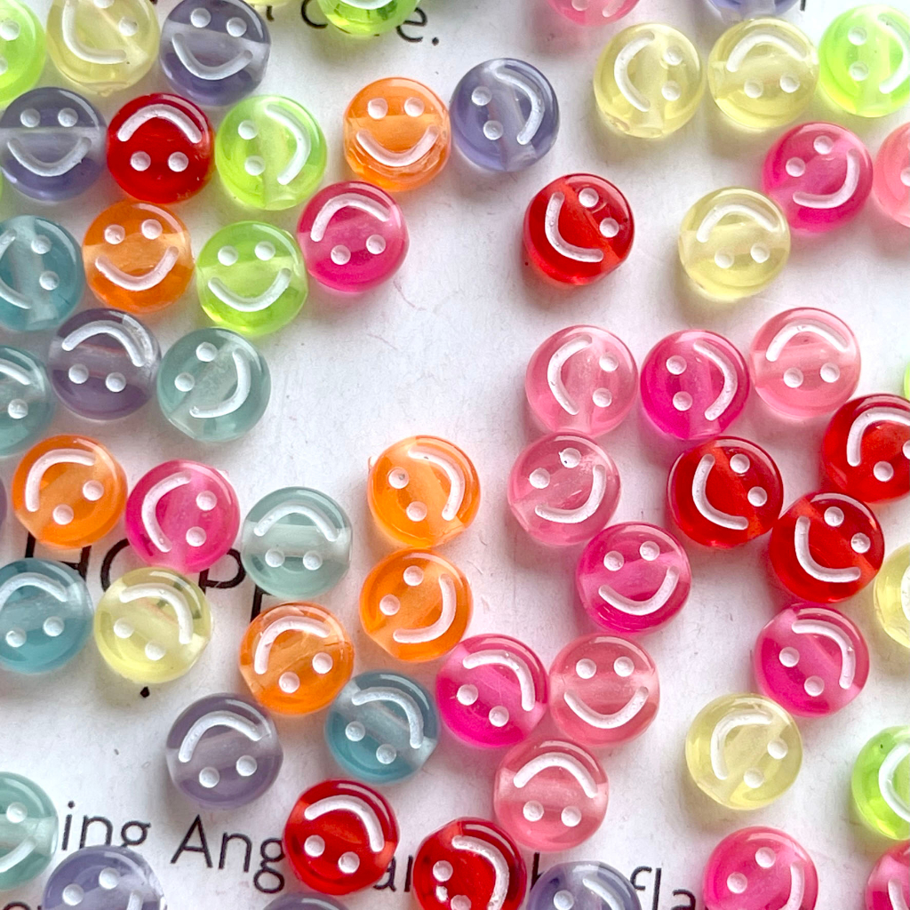 Jual 10gr Manik Mote Smile Transparan Flat 4x7 mm | Shopee Indonesia