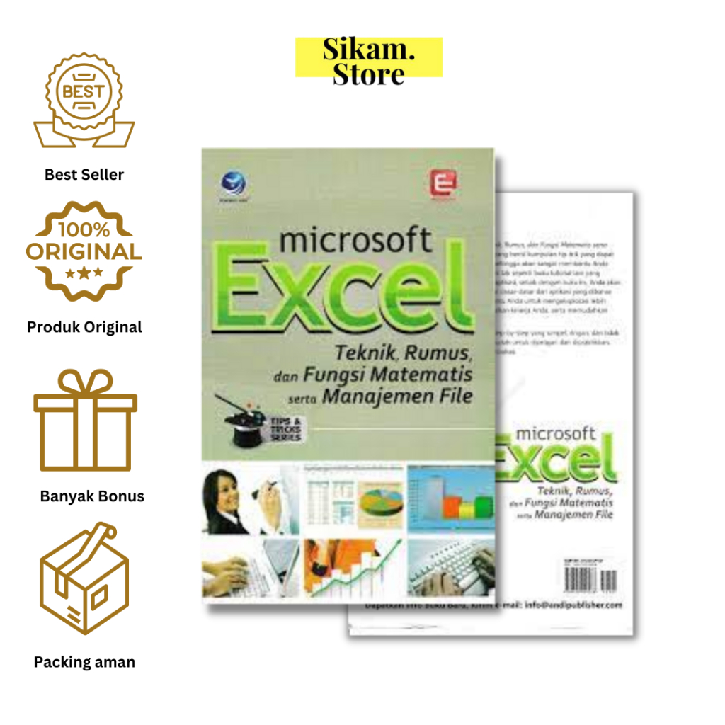 Jual Tips Dan Tricks Series: Microsoft Excel, Teknik, Rumus, Dan Fungsi Matematis Serta ...