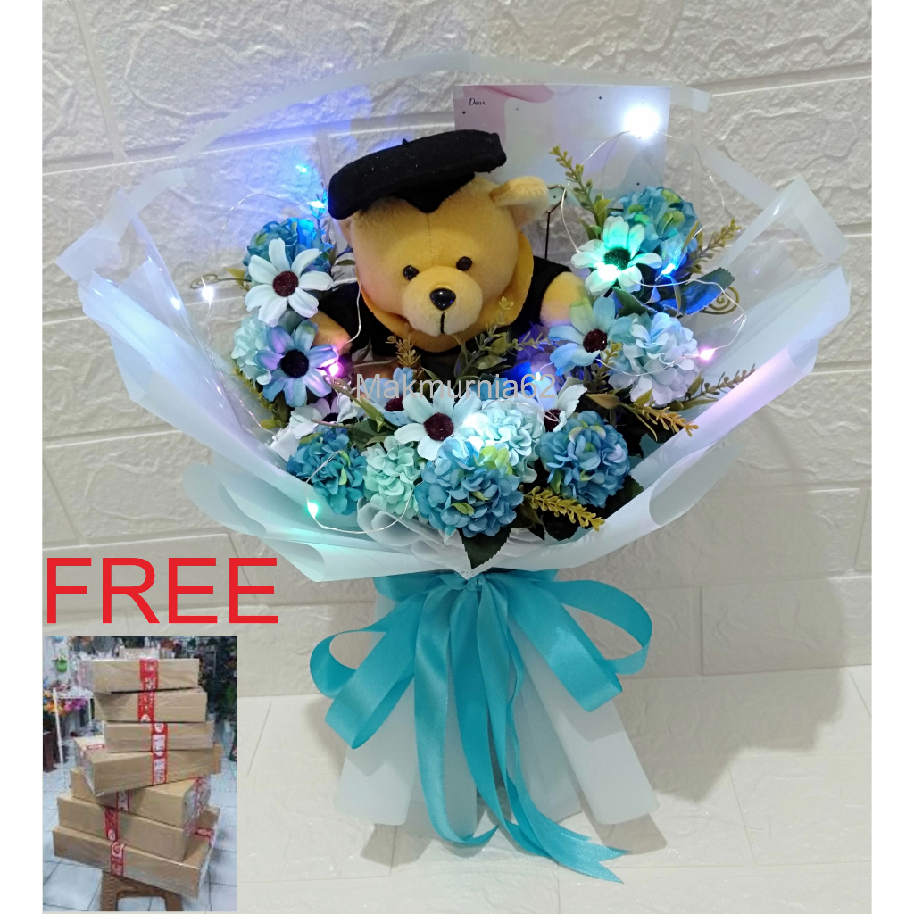 Jual Buket Wisuda/Buket Bunga/ Flower Bouquet/ Buket Boneka/ Graddy ...