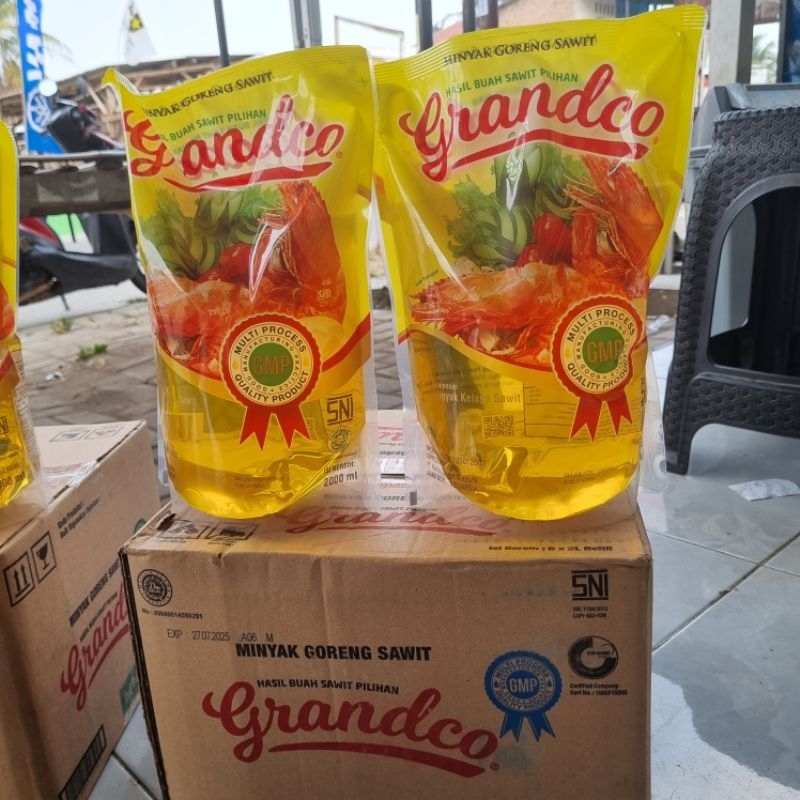 Jual Grandco 2L Premium Harga Murah Minyak Goreng Sawit | Shopee Indonesia