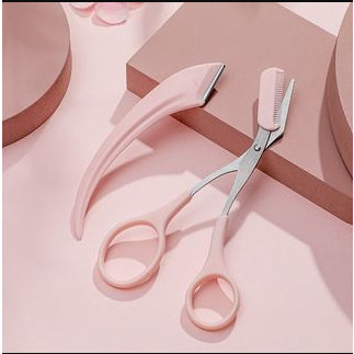 Jual 2 in1 SET GUNTING ALIS DAN CUKUR ALIS EYEBROW PISAU ALIS ALAT ...