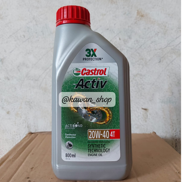Jual CASTROL ACTIV 4T 0,8L OLI MOTOR | Shopee Indonesia