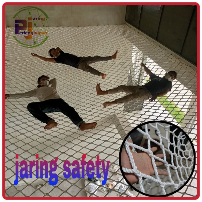Jual jaring pengaman jaring safety tali nilon 10mm | Shopee Indonesia