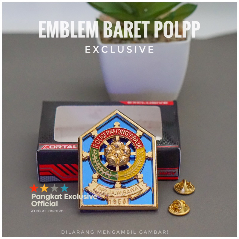 Jual PIN EMBLEM BARET POLPP - EMBLEM BARET SATPOL PP | Shopee Indonesia