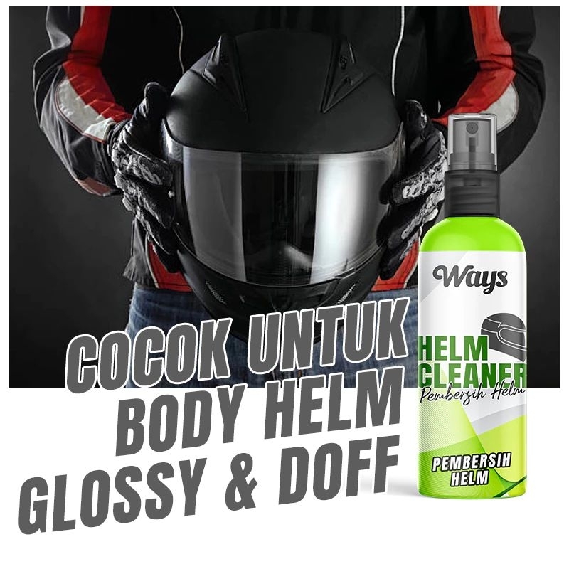 Jual WAYS HELM CLEANER - PEMBERSIH PENGKILAP HELM BODY VISOR KACA ...