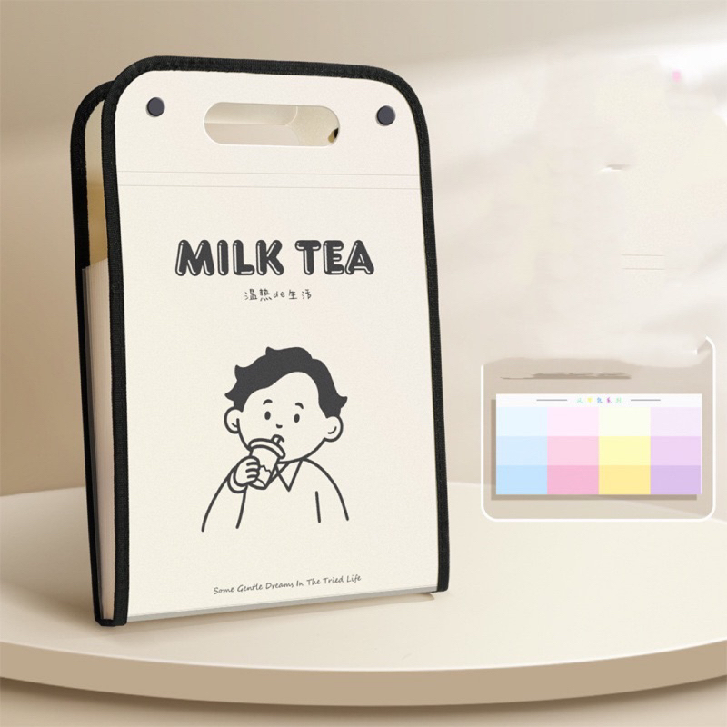 Jual cute multi layer folder map organizer tempat penyimpanan file ...