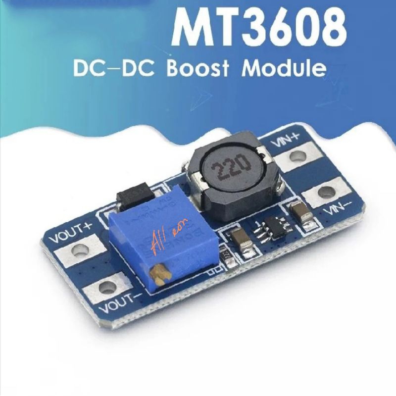 Jual MT3608 Step Up DC-DC 2A Stepup DC to DC Module Power Booster | Shopee Indonesia