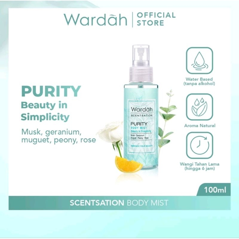 Jual Wardah Scentsation Body Mist Unisex 100ml | Shopee Indonesia