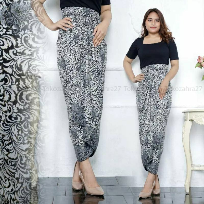Jual Rok lilit motif batik rok kuliah/rok kondangan/rok kain/rok ...