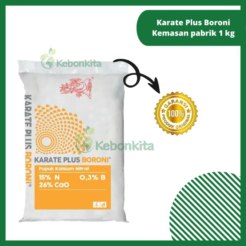 Jual Meroke KARATE PLUS BORONI 1kg Kemasan Pabrik - Pupuk Kalsium ...