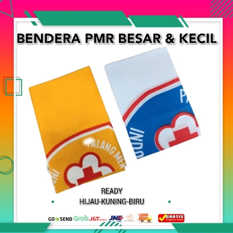 Jual BENDERA PALANG MERAH REMAJA BESAR KECIL | PMR HIJAU KUNING BIRU ...