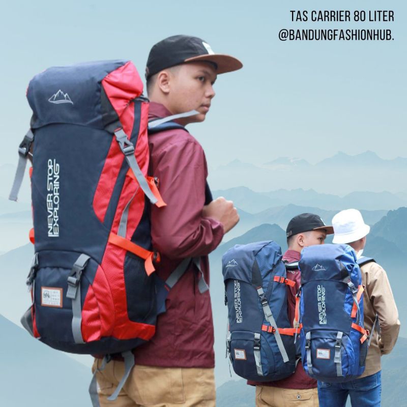 Jual Tas Carrier 80 Liter untuk Camping, Hiking, dan Pendakian Gunung ...