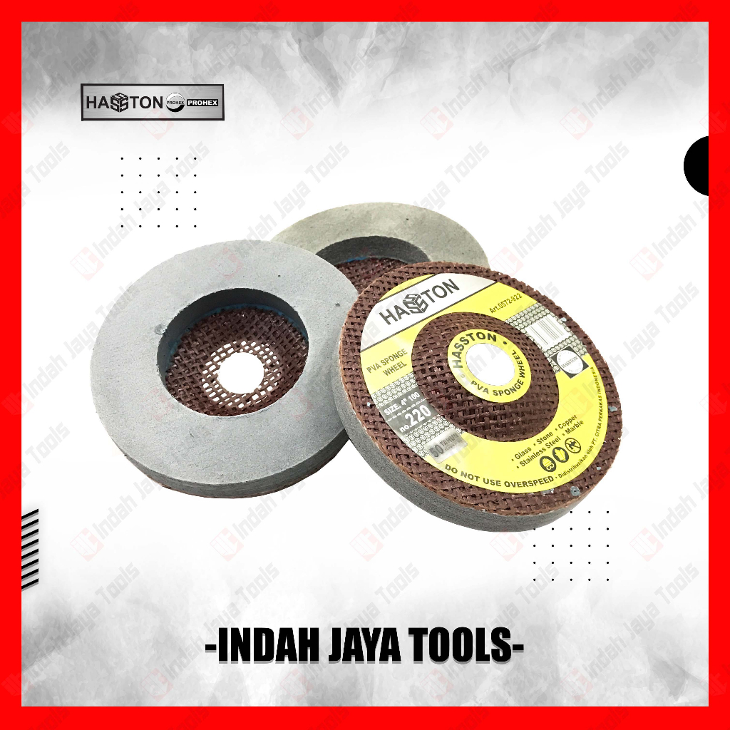 Jual HASSTON PROHEX PVA SPONGE WHEEL - Batu Poles Spons Kaca Batu ...