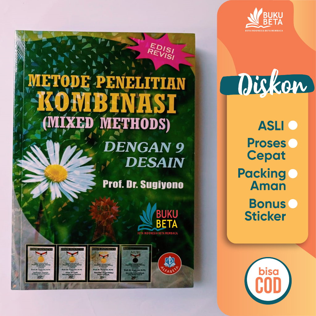 Jual Metode Penelitian Kombinasi (Mixed Methods) Dengan 9 Desain ...