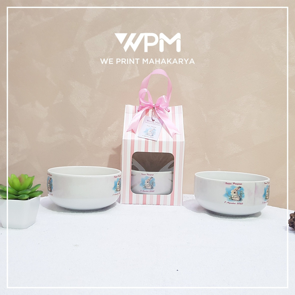 Jual mangkok custom n packing box or tile | Shopee Indonesia