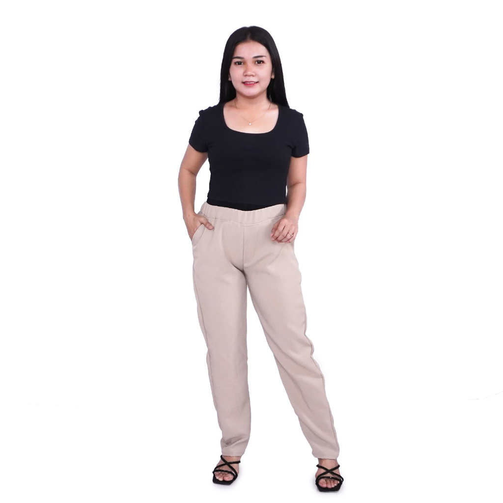 Jual Putri Nasya - Celana Big Size Panjang PLL Ukuran 8L,6L,5L,4L,2L,XL, all size Warna Hitam ...