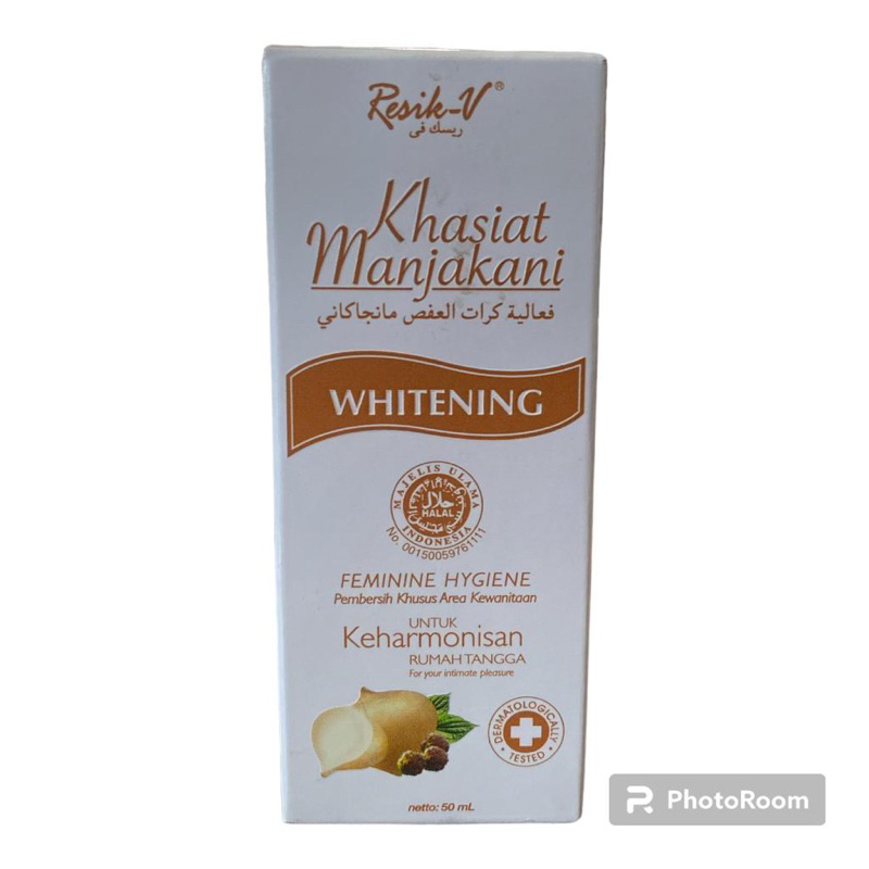 Jual RESIK-V KHASIAT MANJAKANI WHITENING 50ML/90ML | Shopee Indonesia