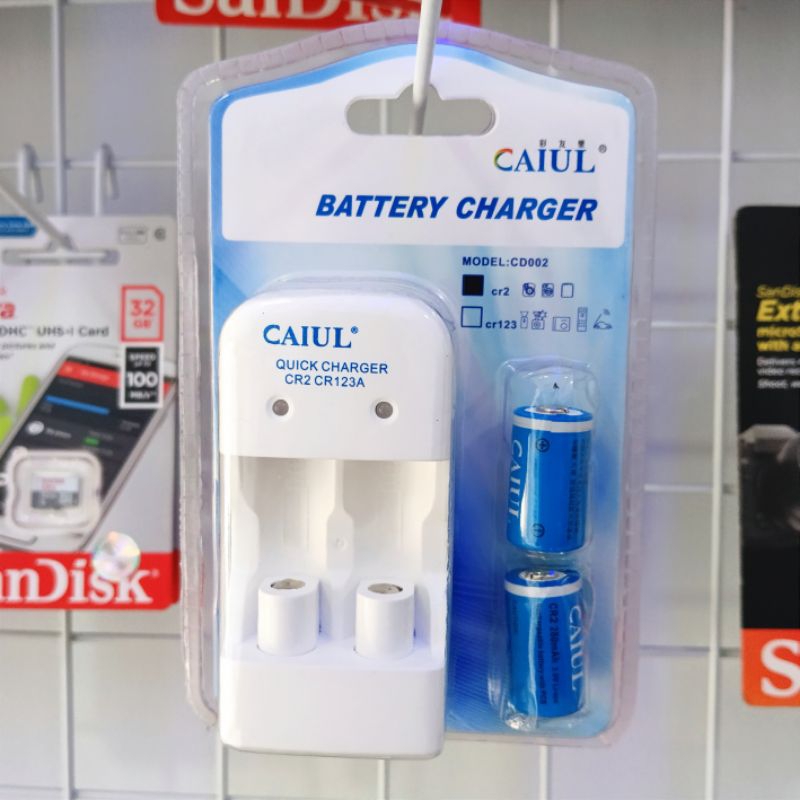 Jual Baterai CR2 3V Rechargeable Photo Power Battery Flash Instax CR 2 ...