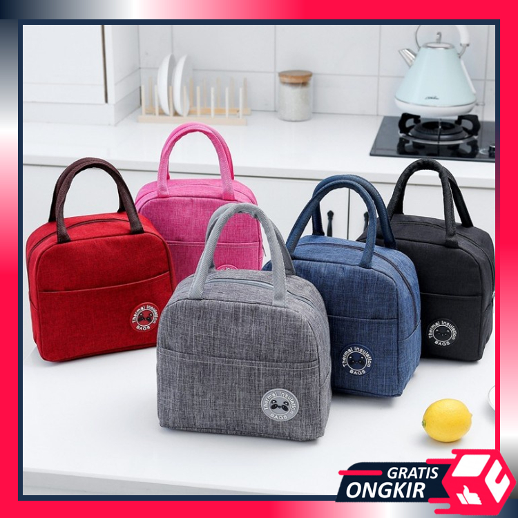 Jual Gratis Ongkir - T5501 Tas Bekal Lunch Box Tas Bekal Makanan Lunch ...