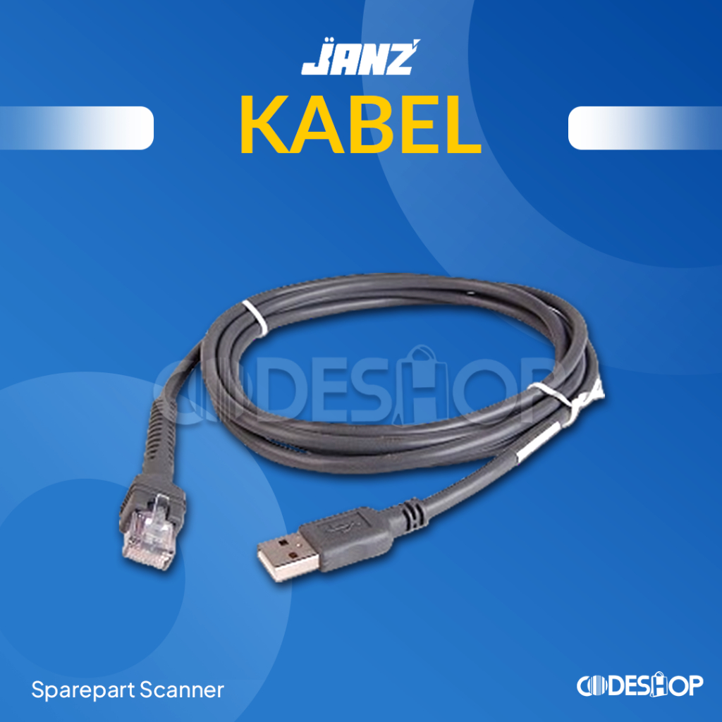 Jual Sparepart Kabel Janz DS1001 Scanner Barcode DS01 USB ORIGINAL ...