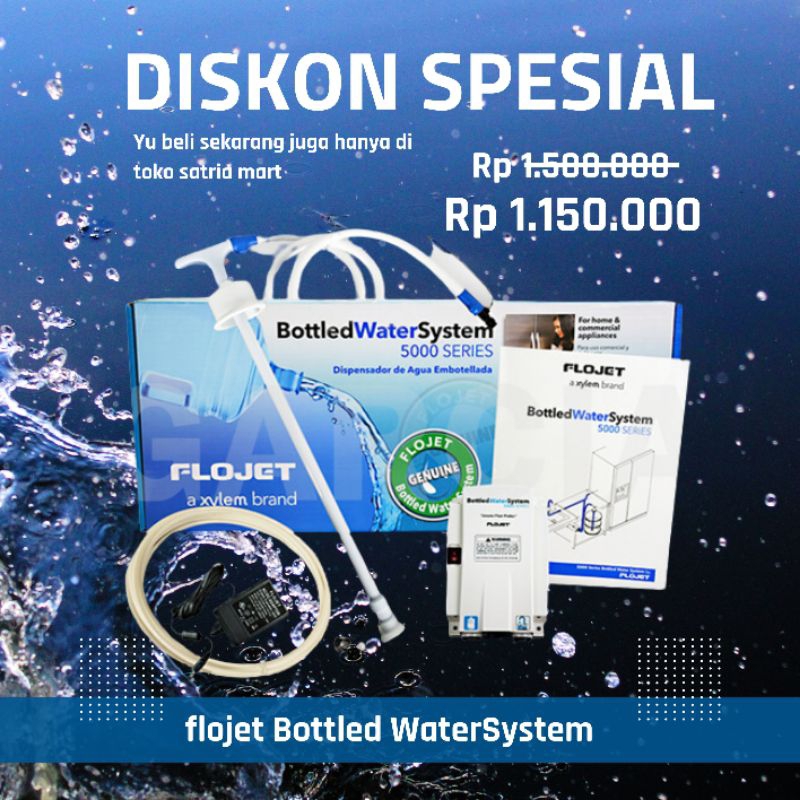 Jual Flojet Bottled Water Dispenser Watertek Pompa Galon Aqua 19Ltr ...