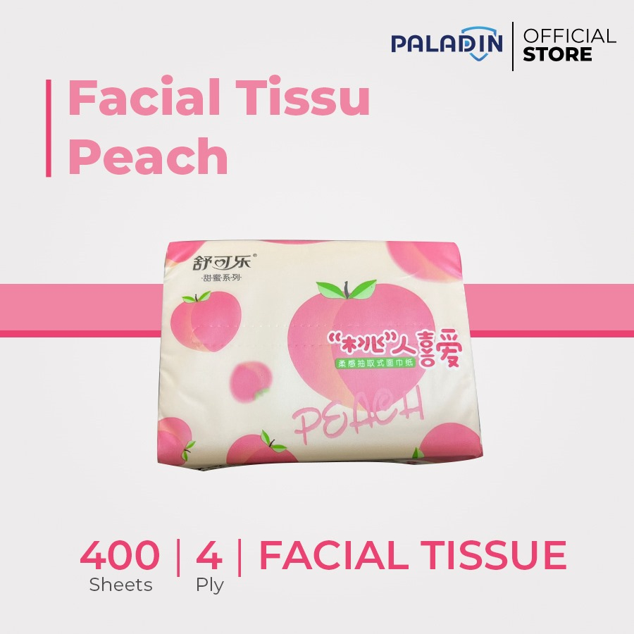 Jual Tissue Kering Tisu Wajah Peach Pink 400 Sheets 4Ply | Shopee Indonesia