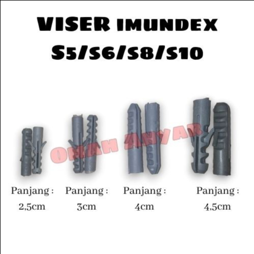 Jual Viser Imundex S5 S6 S8 S10 baut tanam lubang dinding | Shopee ...