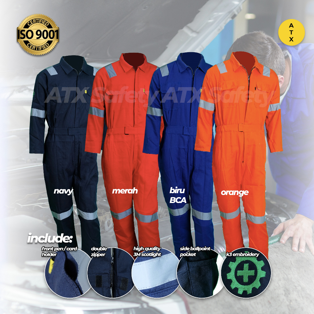 Jual Wearpack Terusan / Baju Safety Jumpsuit / Wearpak / Werpak ...