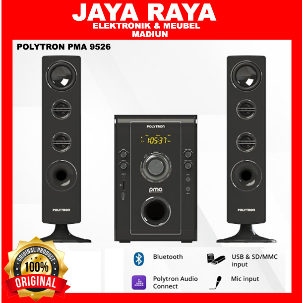 Jual POLYTRON Multimedia Speaker PMA 9526 | Shopee Indonesia