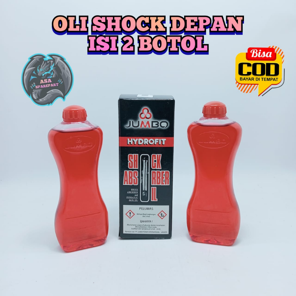 Jual OLI MINYAK SHOCK SOCK SHO SOK JUMBO ISI 2 BOTOL | Shopee Indonesia