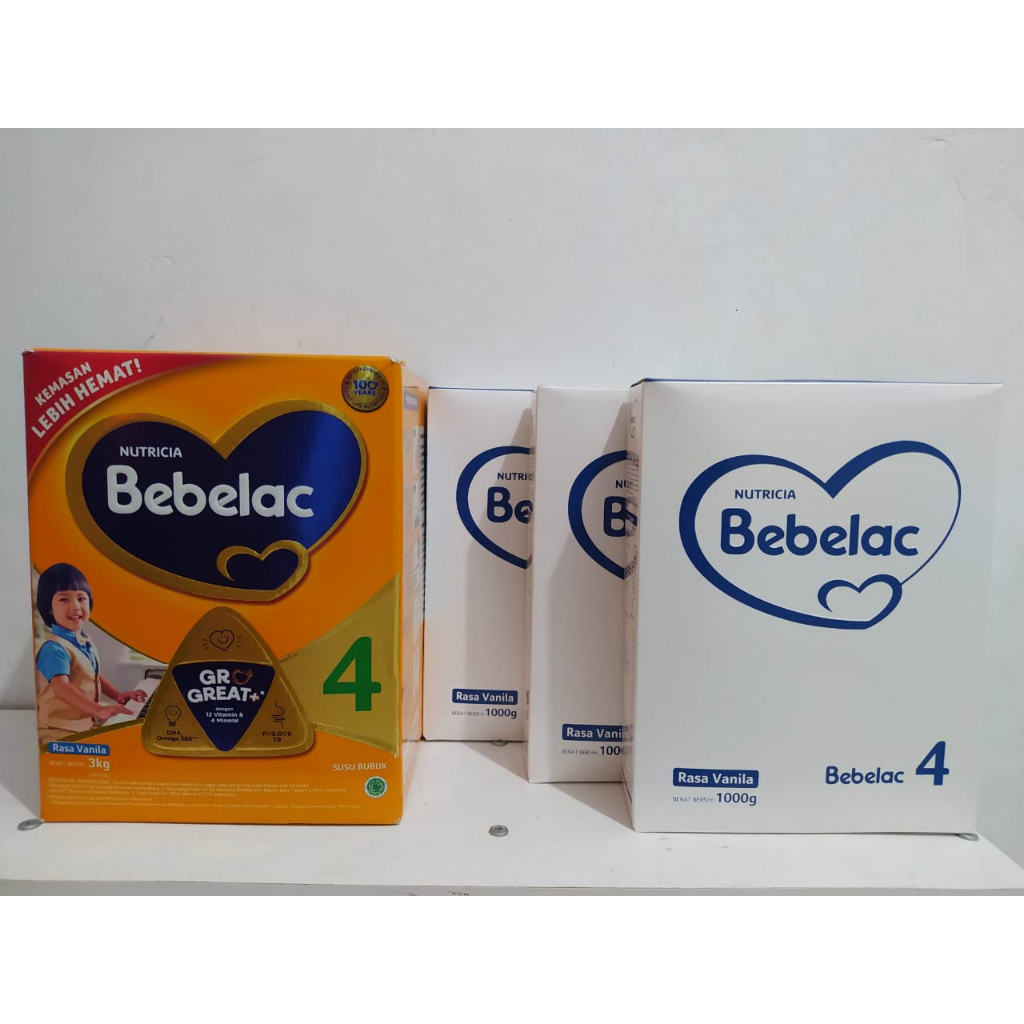 Jual Bebelac 4 Vanila 1000 gr / Madu 1000 gram / bebelac 4 1kg box ...
