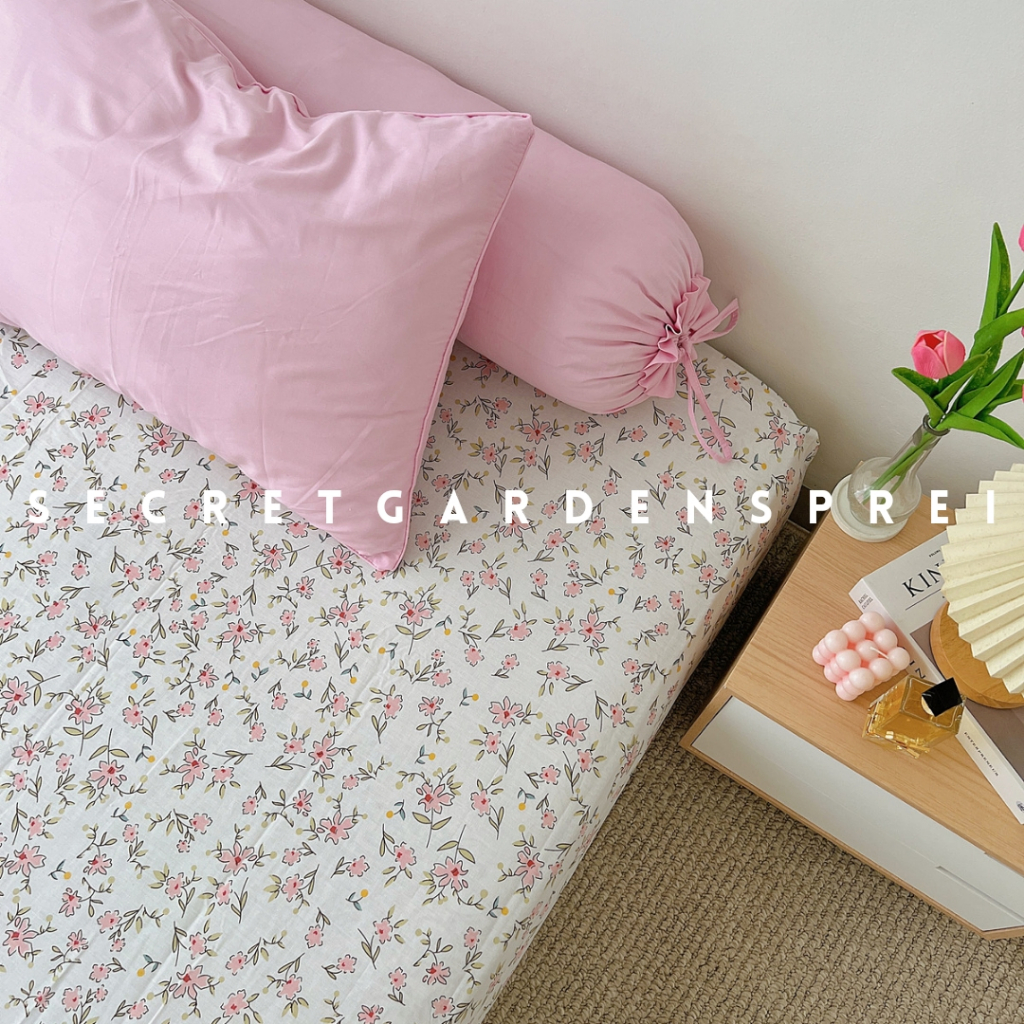 Jual HANAMISPREI Sprei Katun Lokal Anti Geser - Motif Celica/Romance ...