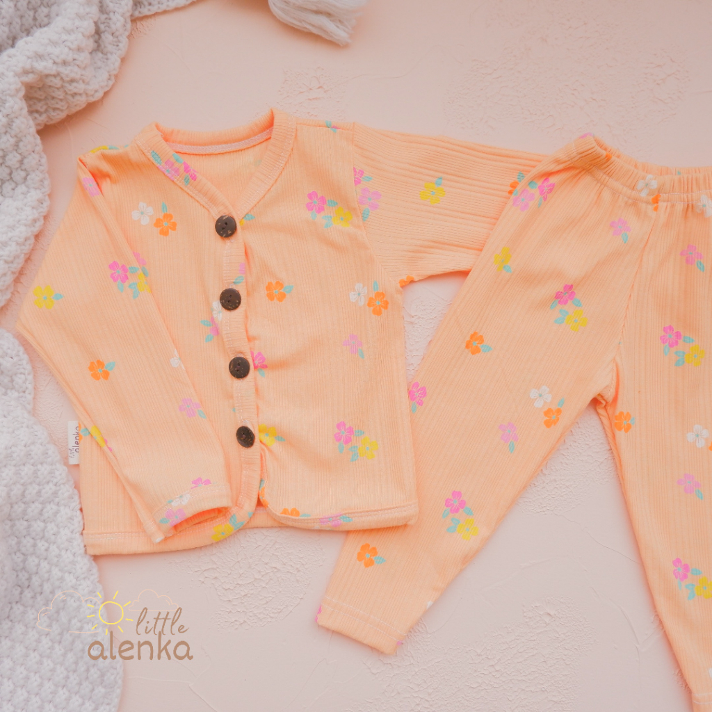 Jual Alenka - Newborn Long Set (Pajamas) / Setelan Panjang Piyama ...