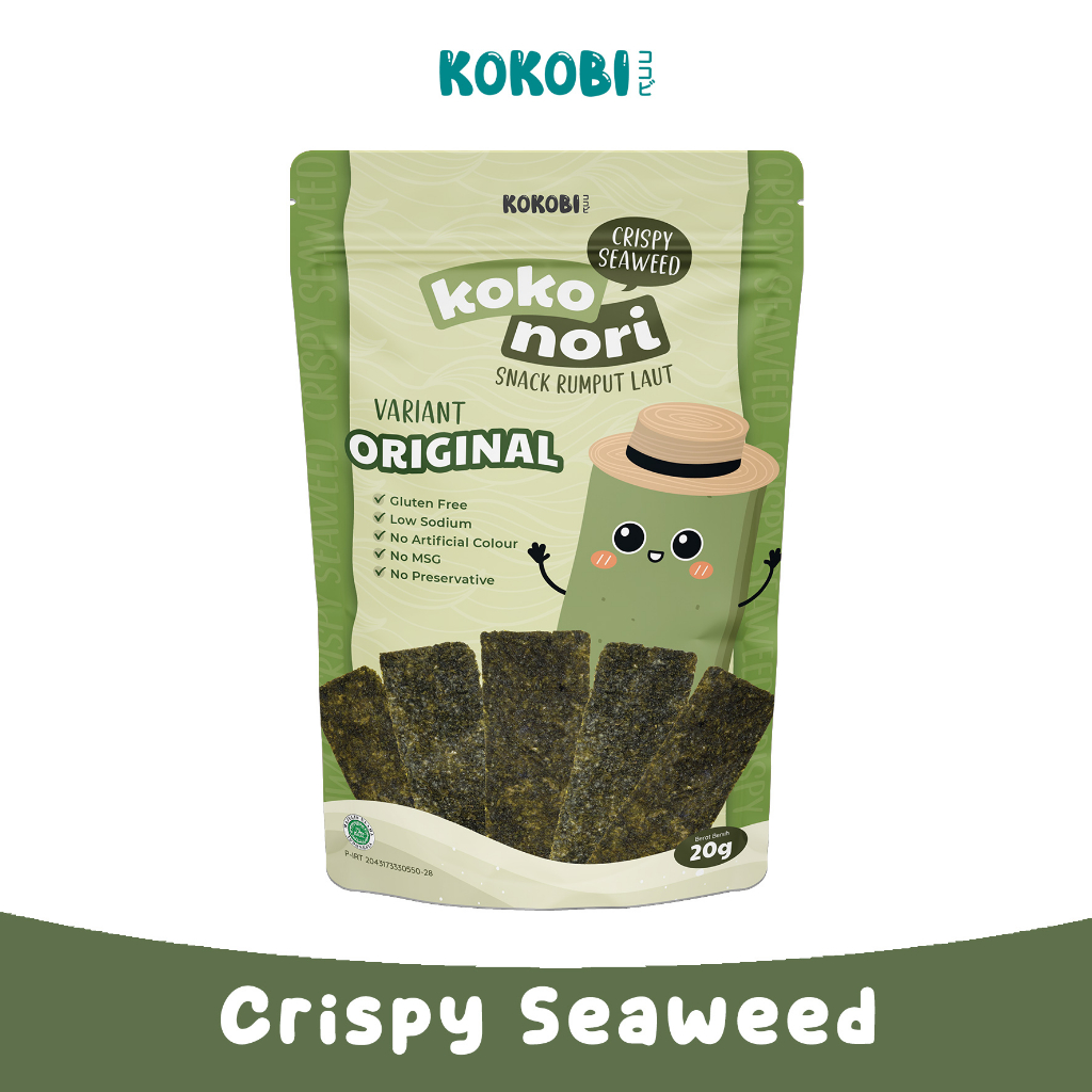 Jual KOKOBI Koko Nori Crispy Seaweed Snack Original | Shopee Indonesia