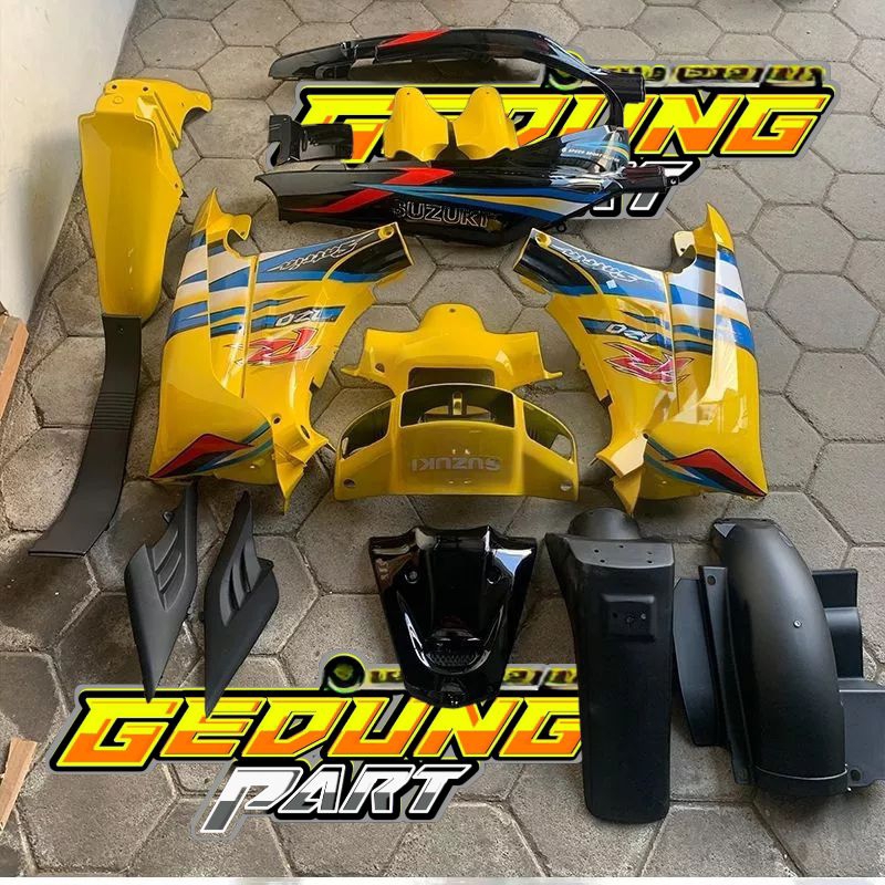 Jual Body Satria Lumba Kuning Hitam Full Set Halus Suzuki Satria Lumba ...