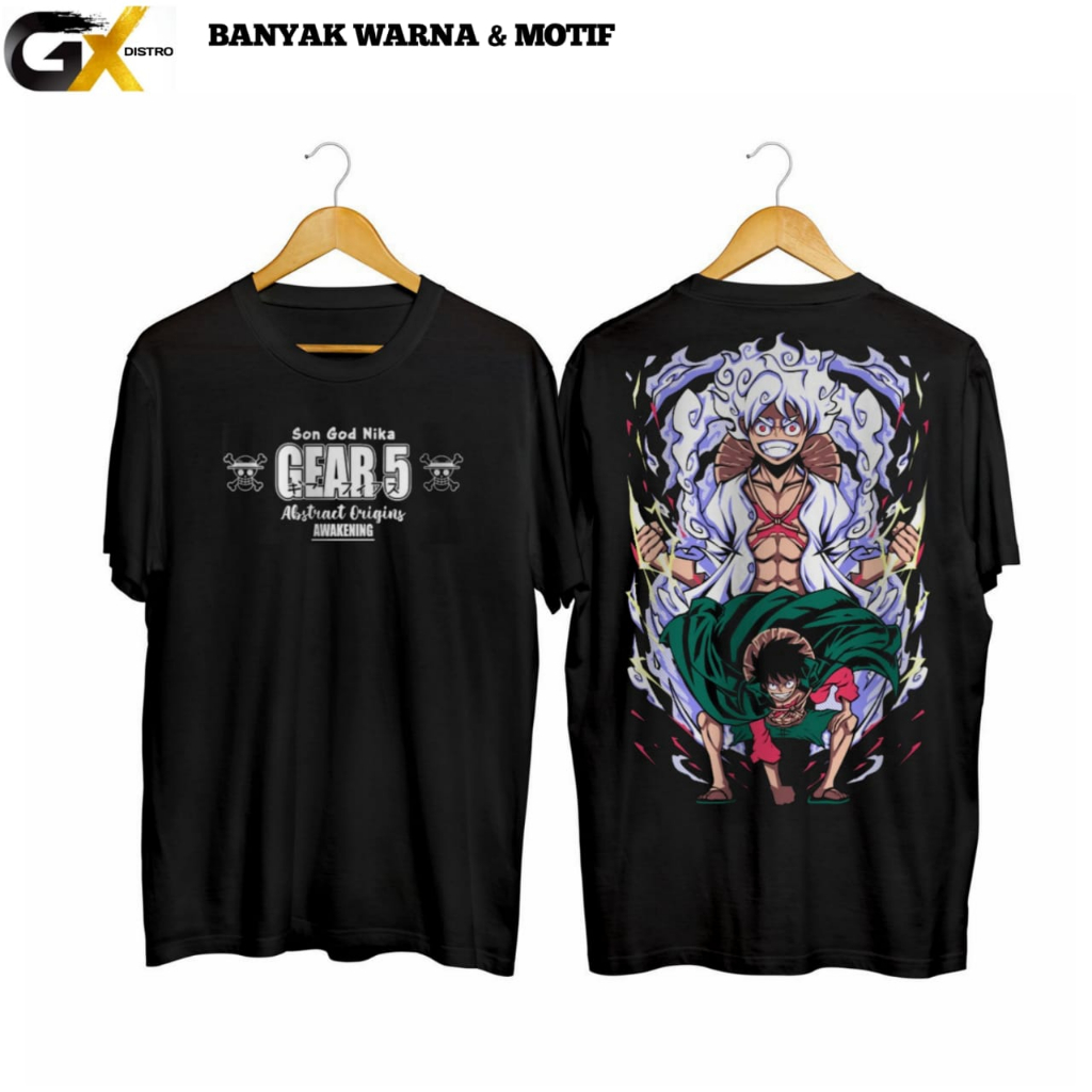 Jual GX DISTRO / KAOS LUFFY GEAR 5 TERLENGKAP / KAOS ONE PIECE / KAOS ... Jual GX DISTRO / KAOS LUFFY GEAR 5 TERLENGKAP / KAOS ONE PIECE / KAOS ...