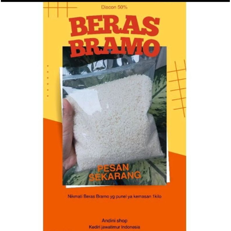 Jual Beras Bramo Kemasan 1kg | Shopee Indonesia