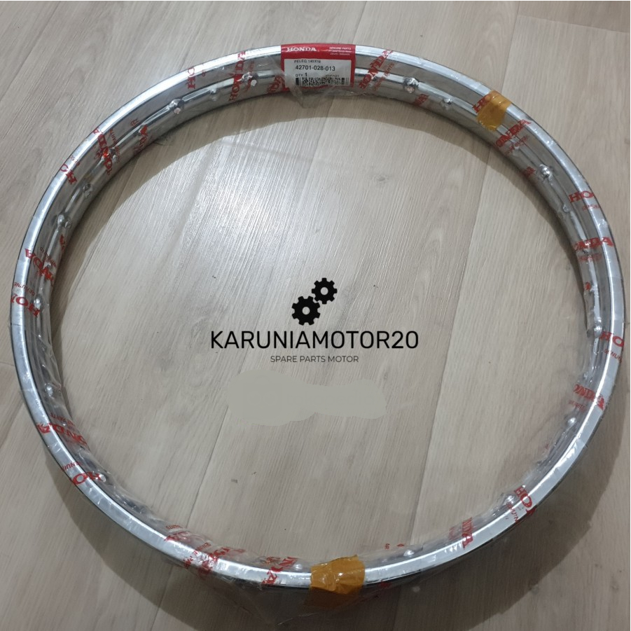 Jual Velg Ring 18 140 CG/CB/90Z/GL/TRS/A100/GTO Original AHM 42701-028-013 | Shopee Indonesia