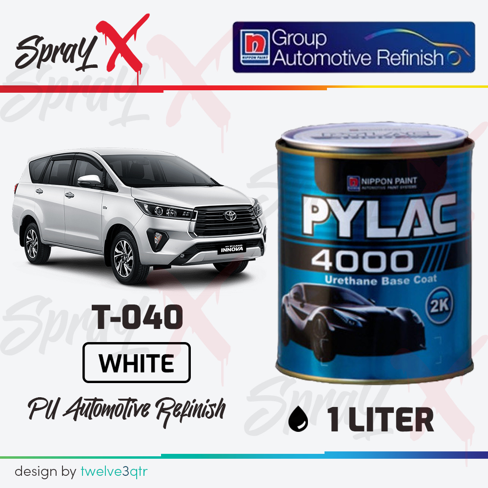 Jual NIPPON PAINT PYLAC 4000 URETHANE WHITE T-040 1 LITER / PUTIH ...