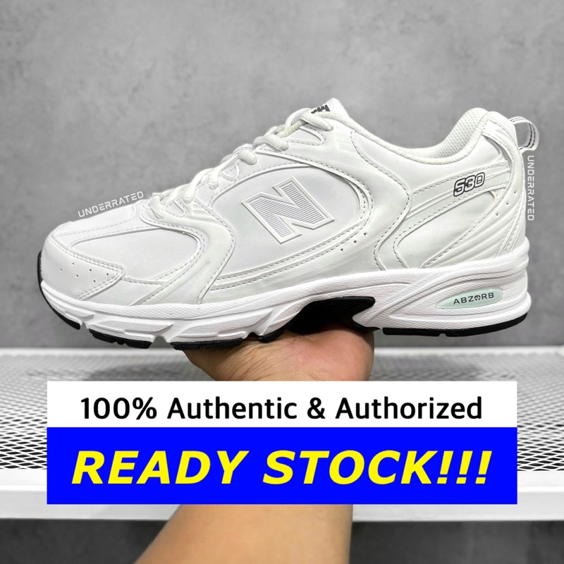Jual New Balance 530 White Castlerock MR530NW (100% Authentic) | Shopee ...